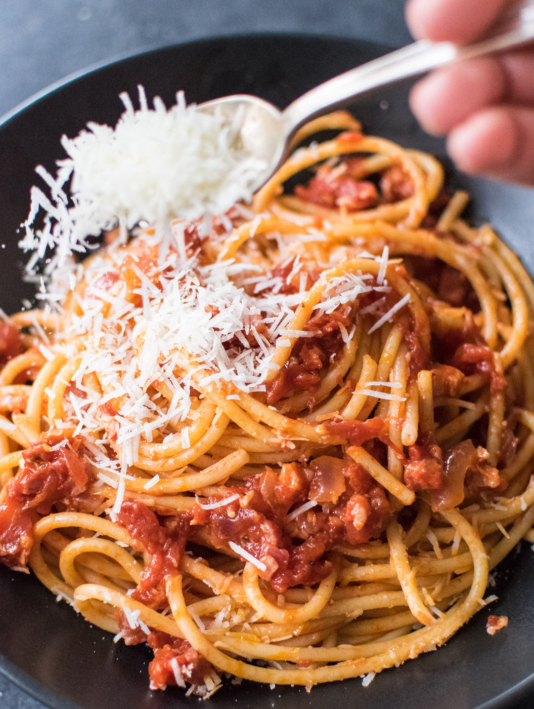 Bucatini all'Amatriciana | Carolyn's Cooking