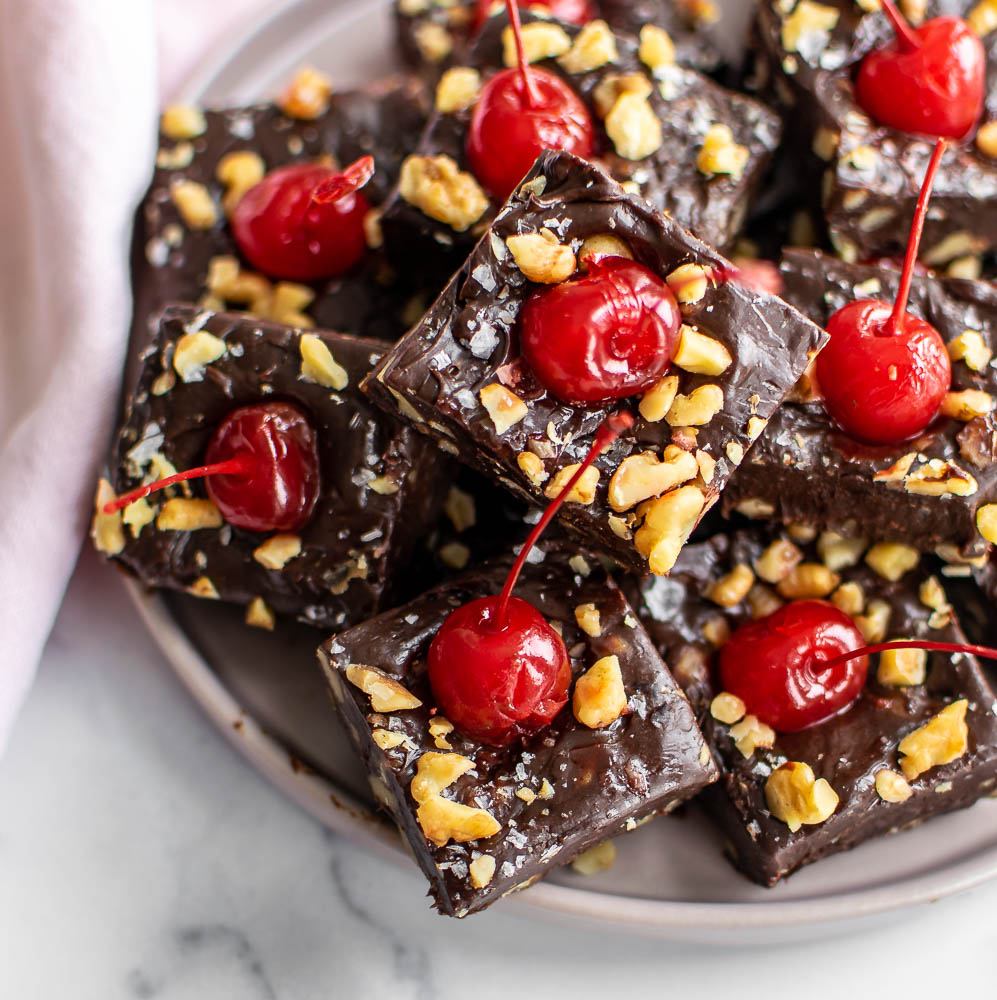 Double Cherry Chocolate Fudge | Carolyn's Cooking
