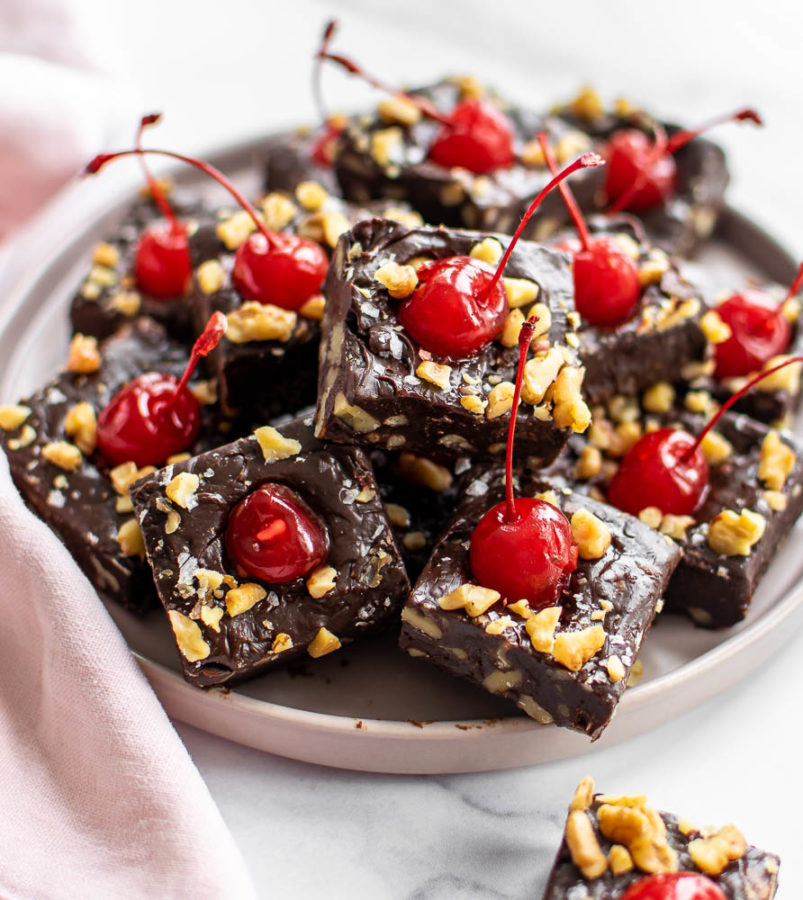 Double Cherry Chocolate Fudge | Carolyn's Cooking