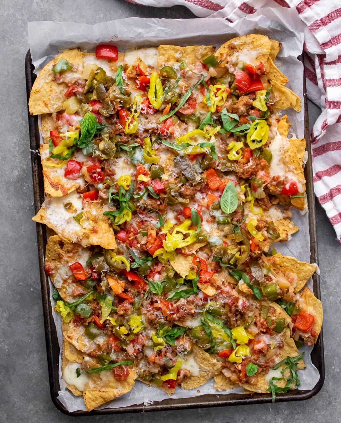 Italian Sausage and Pepper Nachos | Carolyn's Cooking