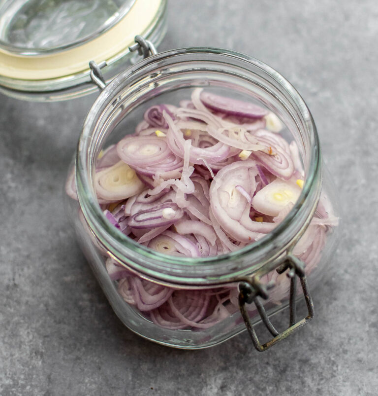 Quick Pickled Shallots | Carolyn's Cooking