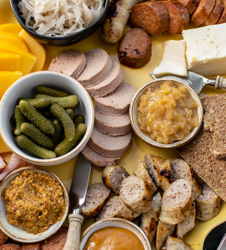 Bavarian Meat and Cheese Board | Carolyn's Cooking