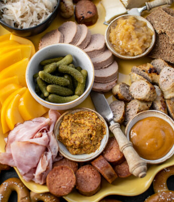 Bavarian Meat and Cheese Board | Carolyn's Cooking