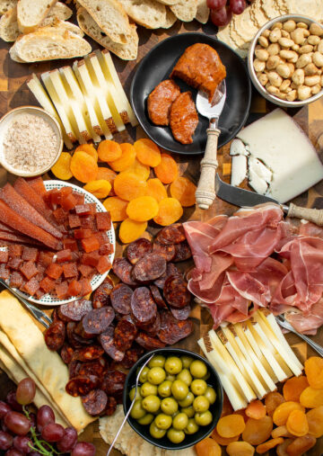 Spanish Meat and Cheese Board | Carolyn's Cooking