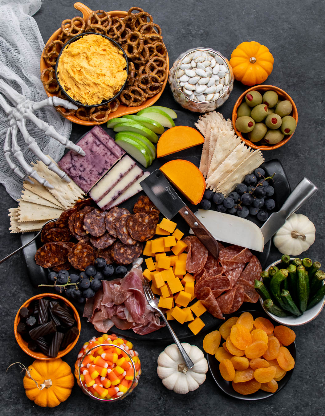 Halloween Cheese Board | Carolyn's Cooking