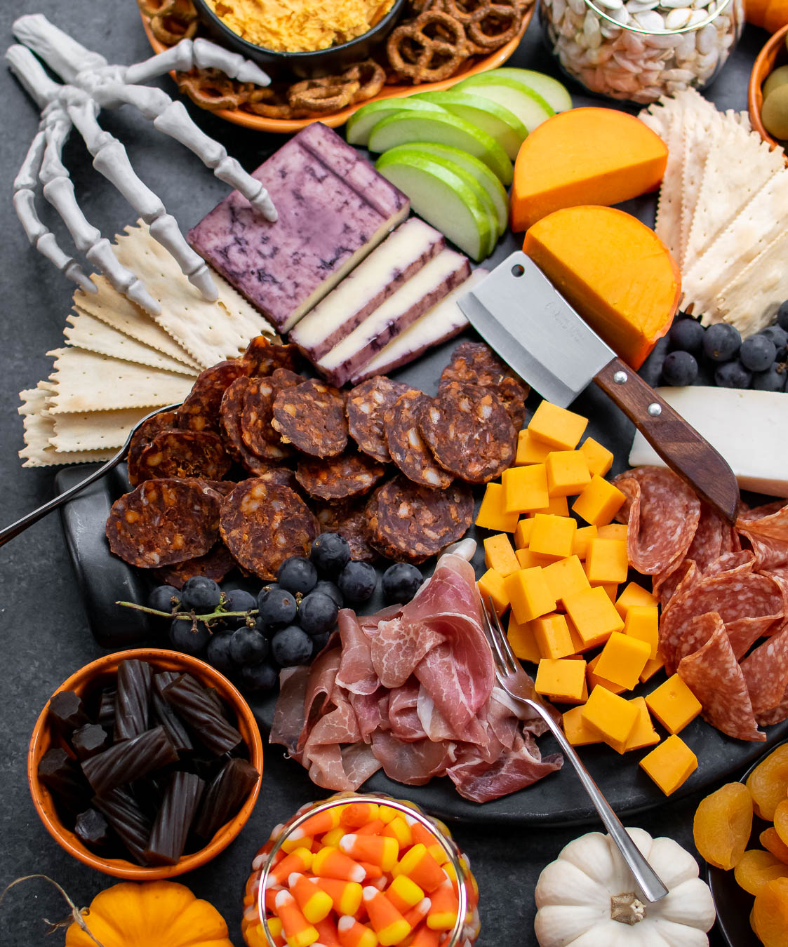 Halloween Cheese Board | Carolyn's Cooking